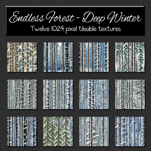 Second Life Marketplace - *Wallflowers* Endless Forest - Deep Winter